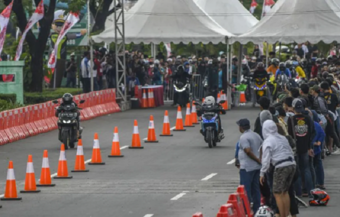 Peminat balap jalanan di Kemayoran Jakarta Pusat capai 1.137 peserta ...